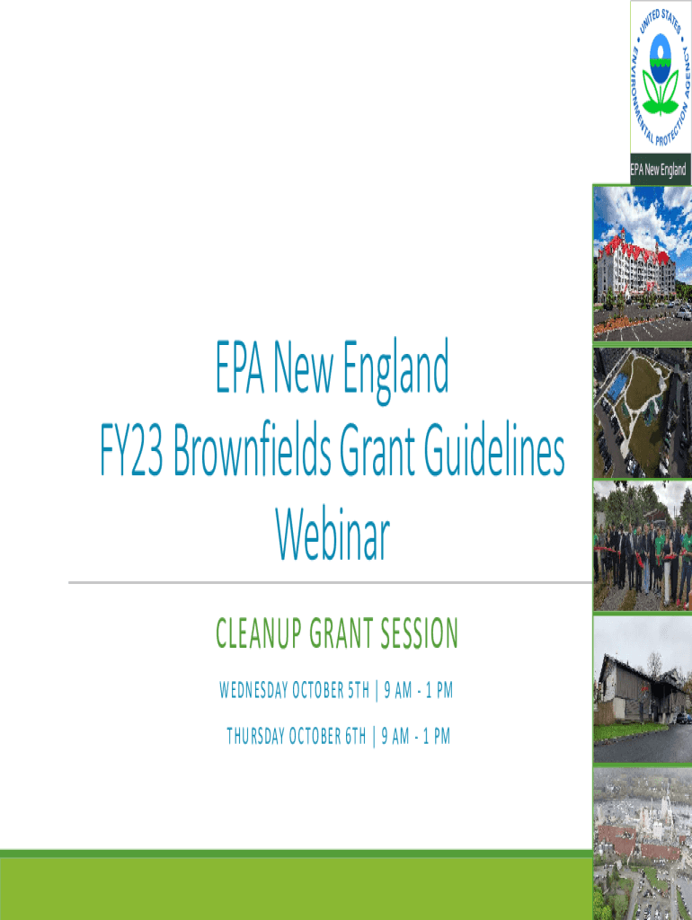 Fillable Online EPA New England FY2023 Brownfields Grant Guidelines ...