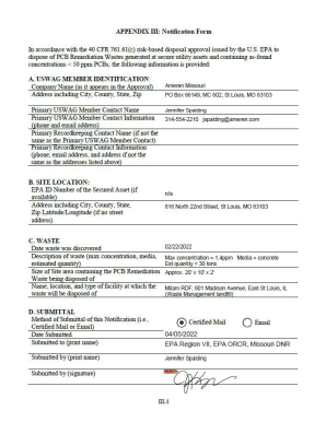 Fillable Online 40 CFR761.61 - PCB remediation waste.CFRUS LawLII ...