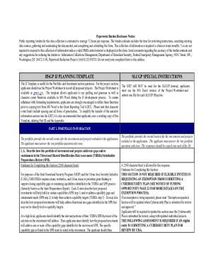 Fillable Online FEMA HSGP IJ Planning Template and SLCGP Special ...