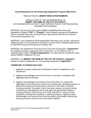 Fillable Online 50+ SAMPLE Resolution Forms in PDFMS Word50+ SAMPLE ...