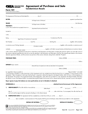 Fillable Online FREE 11+ Sample Purchase and Sale Agreement Forms in ...