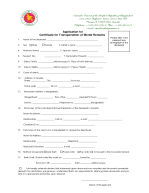Fillable Online Death Certificate Form.doc Fax Email Print - pdfFiller