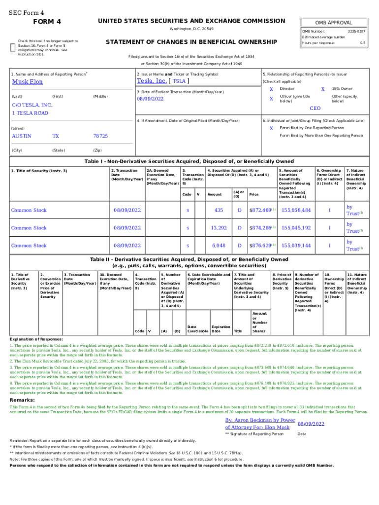 Fillable Online SEC Form 4 Definition - InvestopediaSEC Form 4 Definition - InvestopediaSEC Form ...