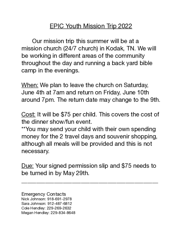 Fillable Online EPIC Permission Form Fax Email Print - pdfFiller