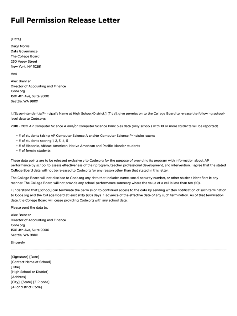 Fillable Online Permission Request Letter: Format (with 8+ Samples ...