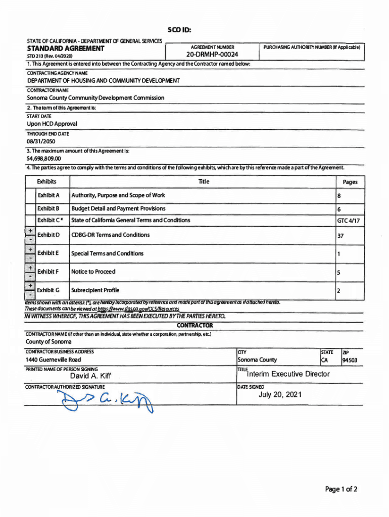 Fillable Online STATE OF CALIFORNIA-DEPARTMENT OF GENERAL SERVICES SCO ...