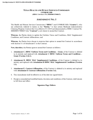 Fillable Online The Health and Human Services Commission (HHSC) and ...