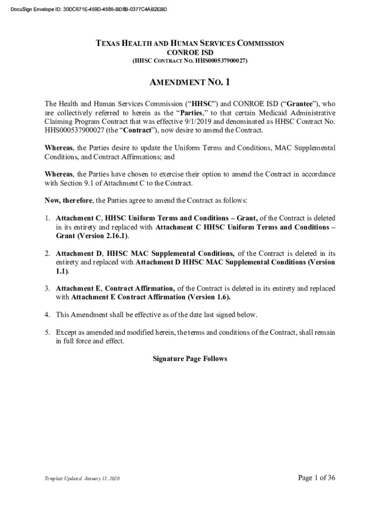 Fillable Online The Health and Human Services Commission (HHSC) and ...