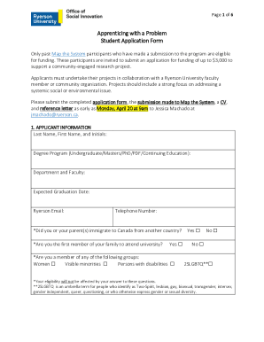 Fillable Online Student Application Form TemplateJotformFREE 16+ Sample ...