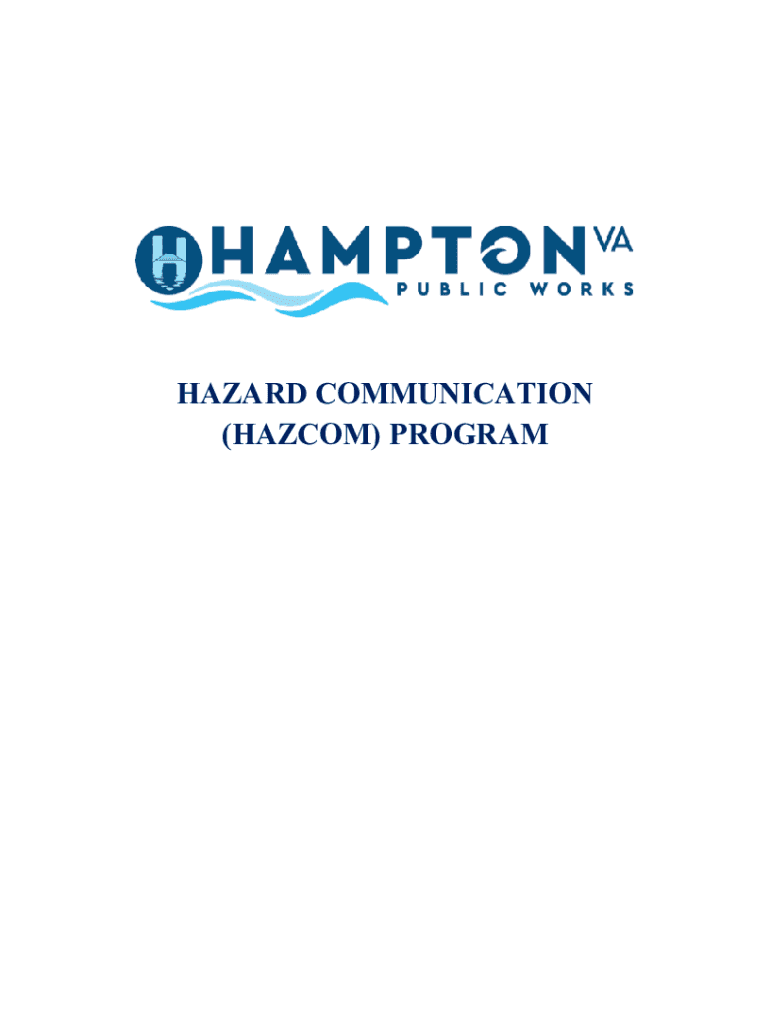 Fillable Online Hazard Communication Program - Purdue1910.1200 - Hazard ...