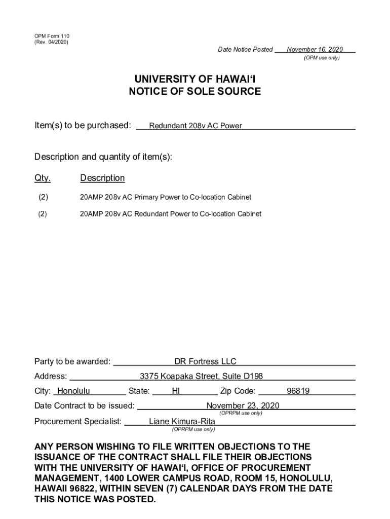 Fillable Online manoa.hawaii.edu chem wp-contentRCUH PROCUREMENT CHECKLIST TYPE OF PROCUREMENT ...