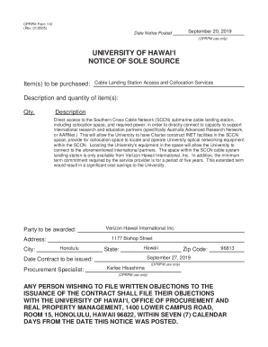 Fillable Online procurement.intranet.hawaii.edu wp-content ...