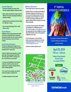 Fillable Online Examples of Diversity and Inclusion performance goals ...