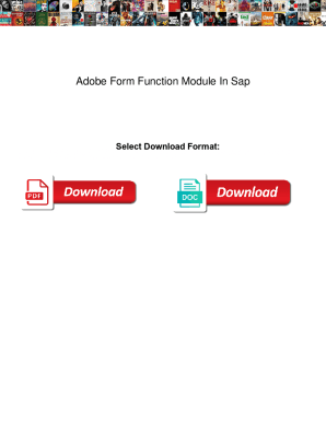 Fillable Online Adobe Form Function Module In Sap - Atltic Terrasa ...