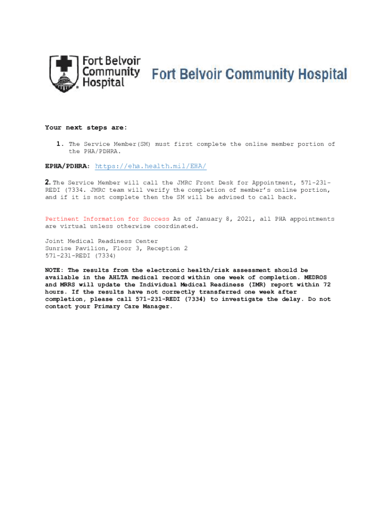 Fillable Online Pre/Post Deployment Health Assessment Fax Email Print ...