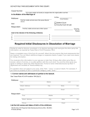 Fillable Online Agreed Divorce Forms SET C - Texas Law Help Fax Email ...
