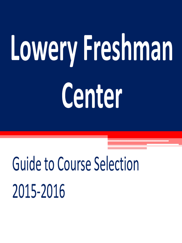 Fillable Online Lowery Freshman Center / Overview - Allen Independent ...