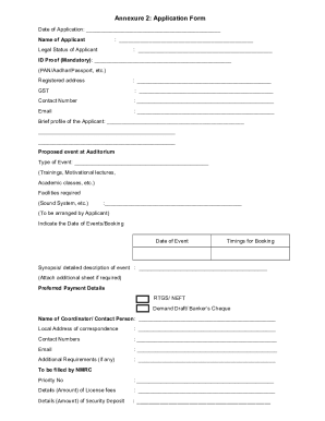 Fillable Online Annexure 2 APPLICATION FORM - ICICI Bank Fax Email Print - pdfFiller