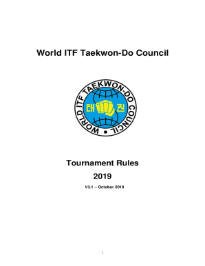 Fillable Online www.itf-tkd.orgrules-and-formsRules and ...