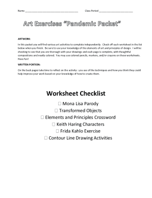 Fillable Online 36 Purposeful Art Activities and Resources for the ...