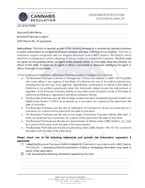 Fillable Online LIC-4016-FORM - Los Angeles Fax Email Print - pdfFiller