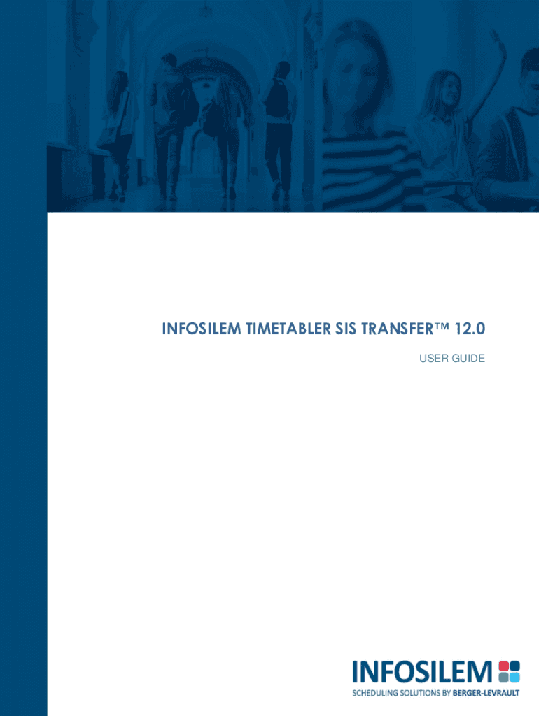 Fillable Online SIS Transfer - User Guide. User Guide Fax Email Print ...