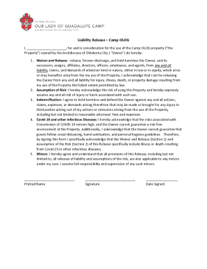 Fillable Online campeternal.comfilesCamp-Eternal-Liability-ReleaseRELEASE OF LIABILITY AND ...