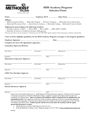 Fillable Online Selection Form-All - August 2022 Fax Email Print ...