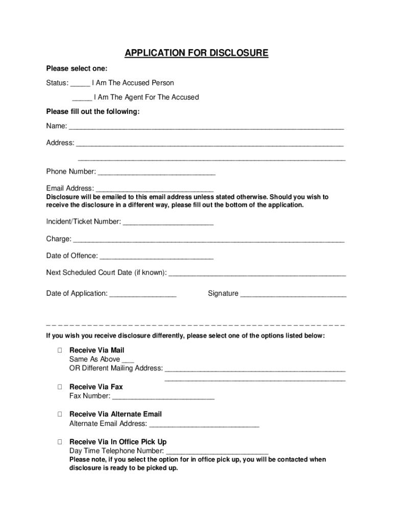 Fillable Online 2.5 Principles of Disclosure - PPSC2.5 Principles of ...