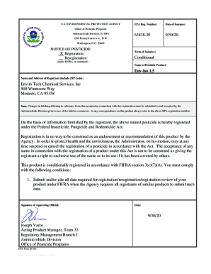 Fillable Online US EPA, Pesticide Product Label, Env-Iso 1.5,09/30/2020 ...