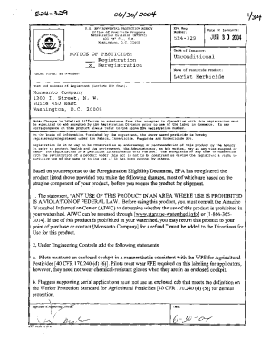 Fillable Online U.S. EPA, Pesticide Product Label, LARIAT HERBICIDE, 06 ...