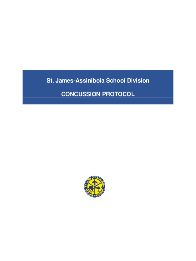 Fillable Online www.edu.gov.mb.cak12curSchool Division Concussion ...