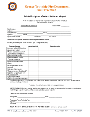 Fillable Online NFPA 1: Minimum Number of Fire Hydrants for Fire Flow # ...