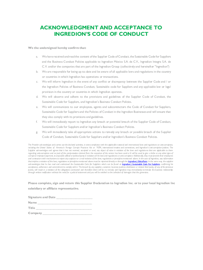 Fillable Online ACKNOWLEDGEMENT AND ACCEPTANCE Sample Clauses - Law Insider Fax Email Print ...