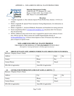 Fillable Online www.dec.ny.govchemical52706Solid Waste Facilities Forms ...