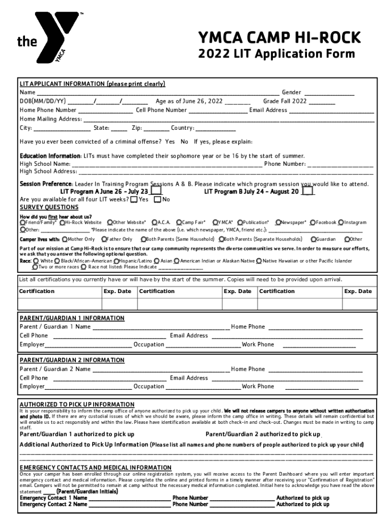 Fillable Online lp.constantcontactpages.comsvX6ZcY5b2022 LIT Application Form - Constant Contact ...