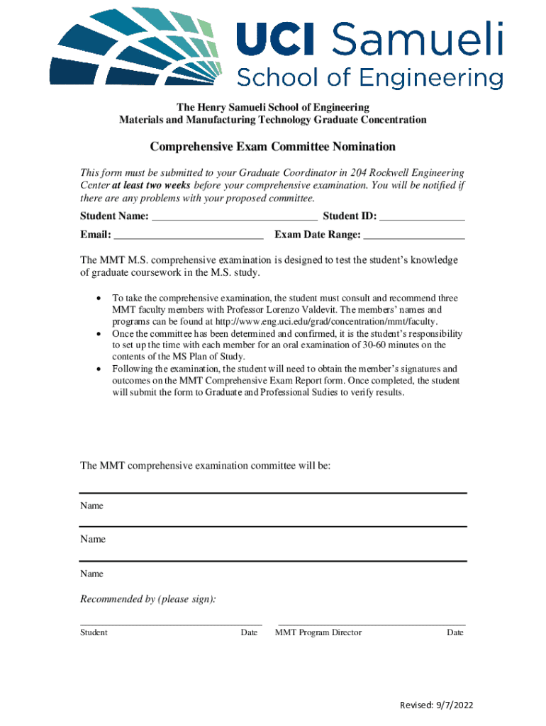 Fillable Online engineering uci engineering.uci.edudeptmseGraduateThe Henry Samueli School of ...