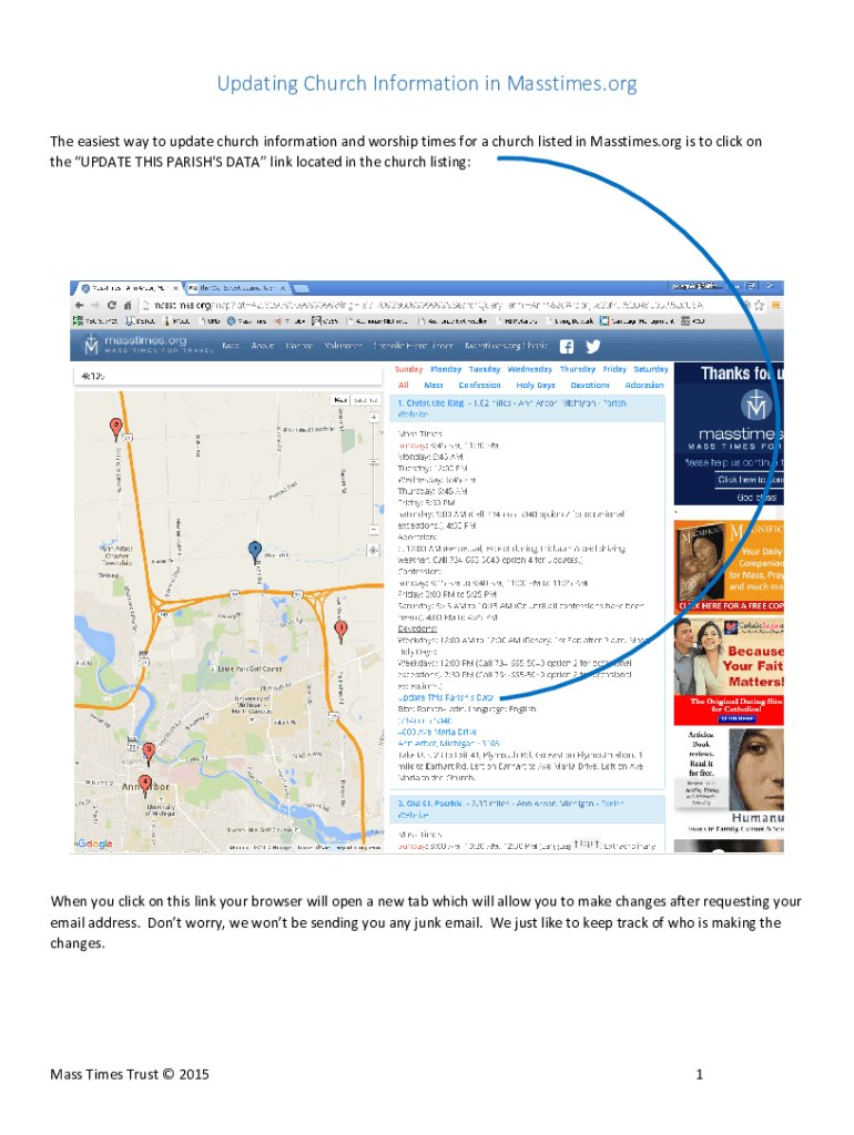 Fillable Online www.neumc.orgupdate-church-infoNew England Conference ...