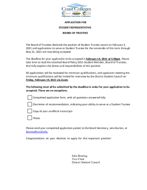 Fillable Online FREE 9+ Trustee Application Form Templates in PDFMS ...