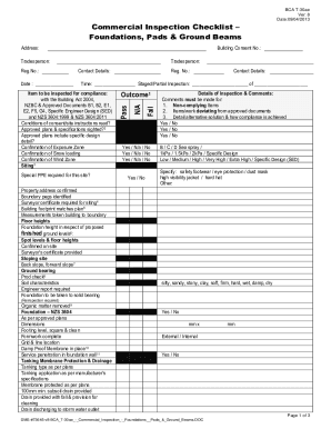 Fillable Online www.mdc.govt.nzdataassetsCommercial Inspection ...
