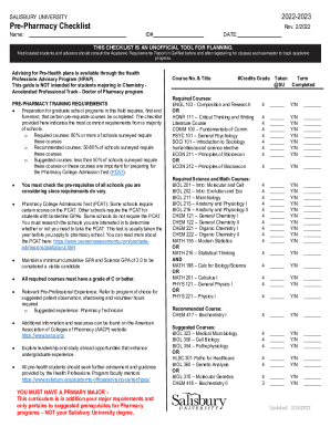 Fillable Online Pre-Pharmacy Checklist. Pre-Pharmacy Checklist Fax ...