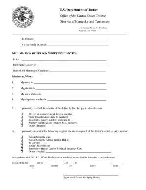 Fillable Online U.S. Trustee Regions and OfficesUST - Department of Justice Fax Email Print ...