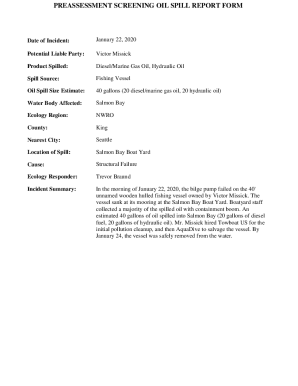 Fillable Online www.ezview.wa.gov695861-missick-reportPREASSESSMENT ...