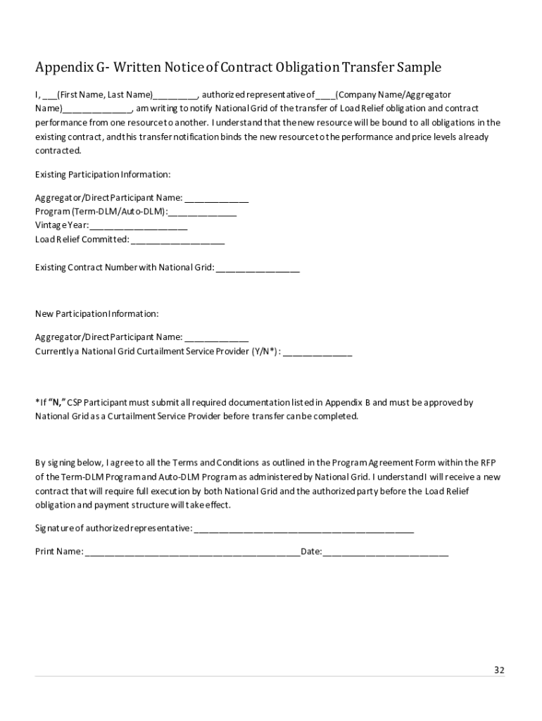 Fillable Online www.lawinsider.comclauseappendix-i-form-ofAPPENDIX I ...