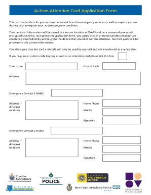 Fillable Online www.cheshireautism.org.ukwp-contentuploadsA Attention ...