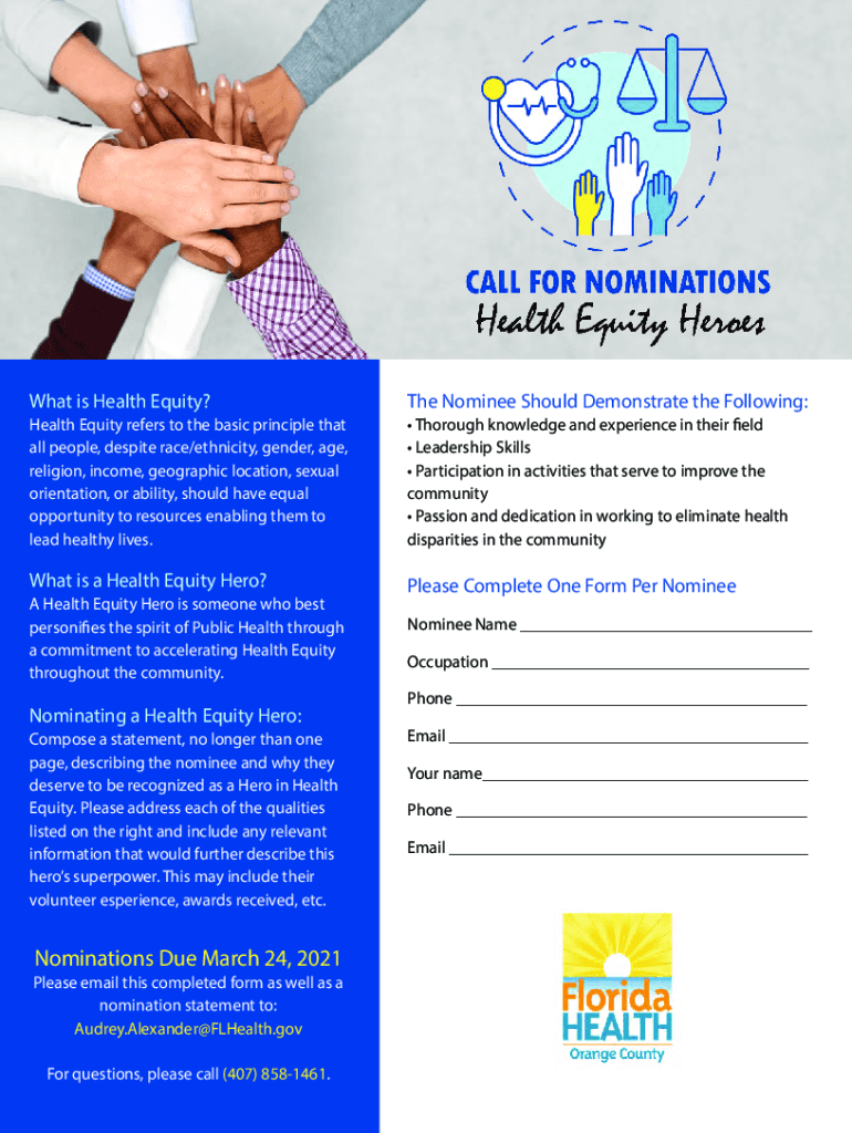 Fillable Online Health Equity in Healthy People 2030 - Healthy People ...