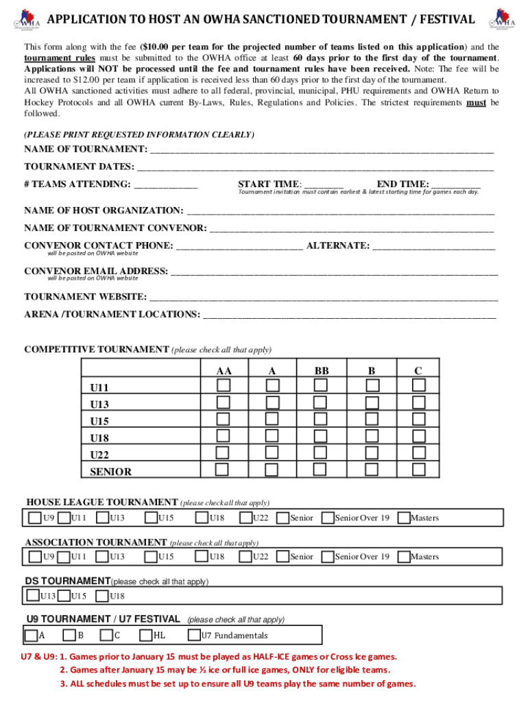 Fillable Online Get Application-To-Host-OWHA-Sanctioned Tournamentdoc ...