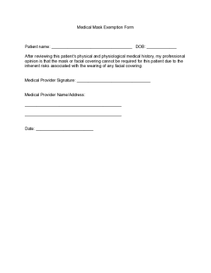 Medical Exemption Form Pdf - Fill Online, Printable, Fillable, Blank ...