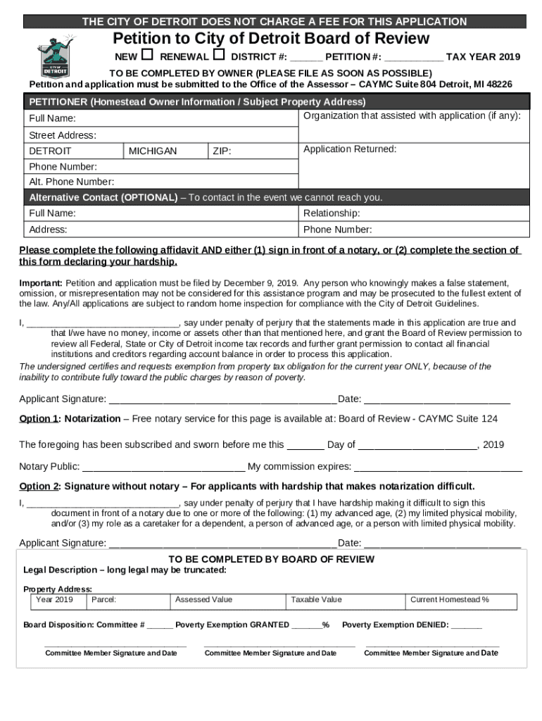detroitmi.govspetition-guidelinesPetition GuidelinesCity of Detroit Doc ...