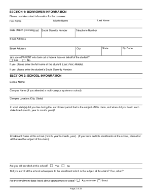 Fillable Online The Complete Guide to Borrower Defense to ...